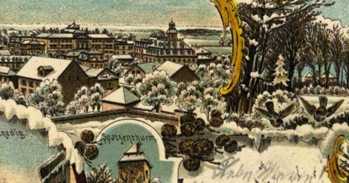 Über 110 Jahre alte Postkarte | Baden TV